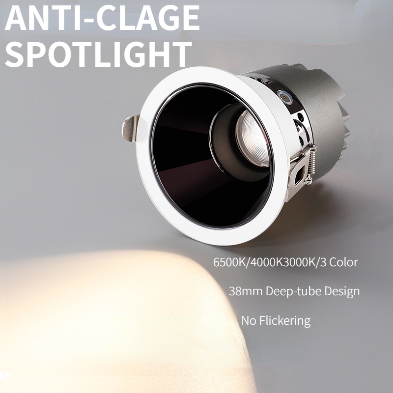 Recessed Spotlight LED Eyeball COB Downlight 5W 10W 12W 3000K/4000K ...