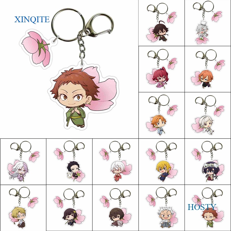 XTE Anime Keychain Bungou Stray Dogs Atsushi Nakajima Dazai Key Chain ...