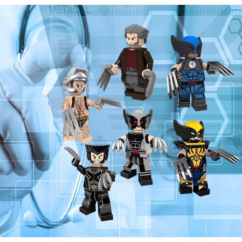 Foreign trade building block person Marvel's X-Men Wolverine Mini ...