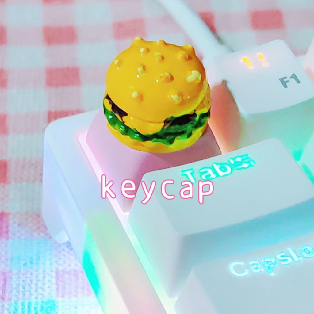 Handmade Customized Burger Keycap Food PBT For Mechanical Keyboard PJ27 ...