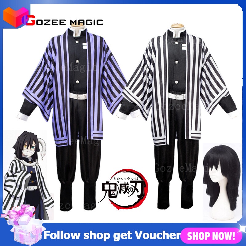 Anime Demon Slayer Cosplay Kamado Nezuko Uniform Sets Ihei Xiaobane ...
