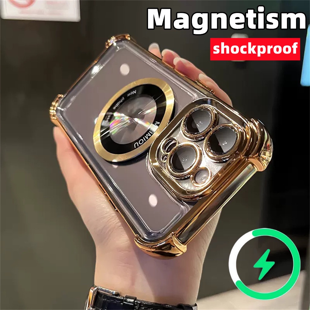 Metal magnetic case iPhone 14 Pro Max case iPhone 12 13 Pro Max 14 Plus ...