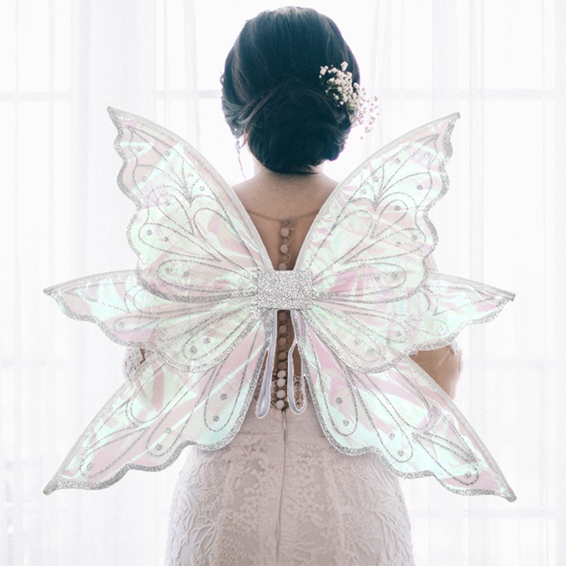Princess Fairy Wing Butterfly Elf Wings Kids Dress Up Halloween Party ...