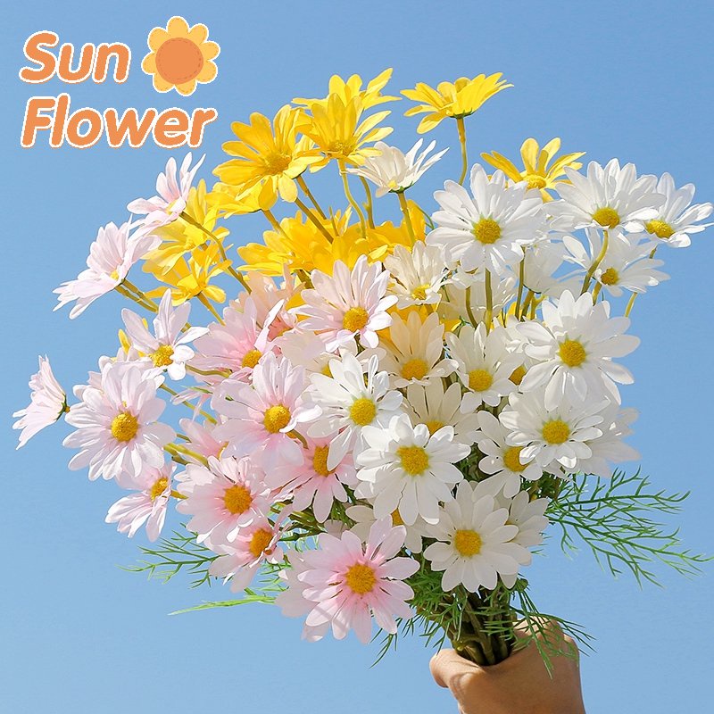 Lovely Daisy Artificial Flower Vase Supplies Wedding Party Supplies ...