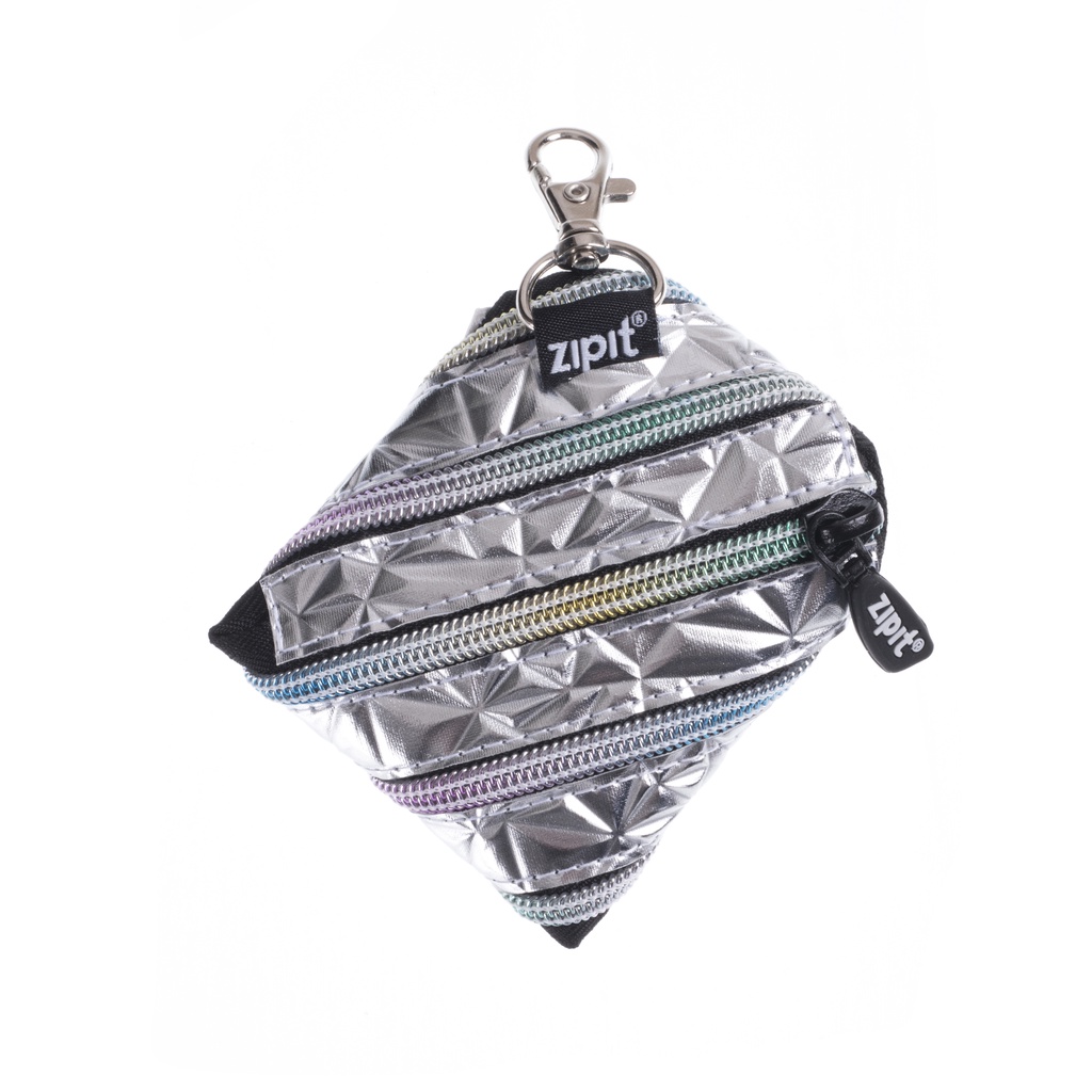 Zipit Metallic Mini Pouch Silver | Shopee Philippines