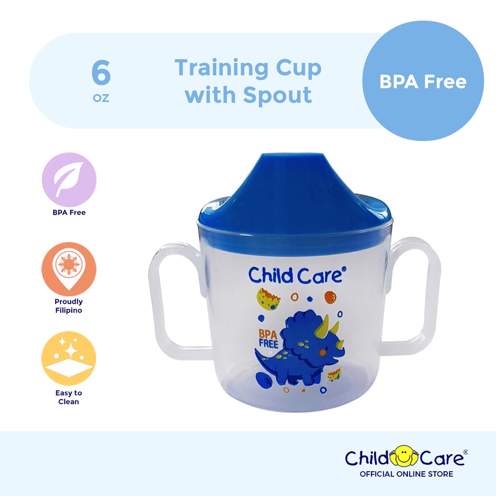 Child Care Training Cup With Spout And Handles Solid (BPA Free) (For ...