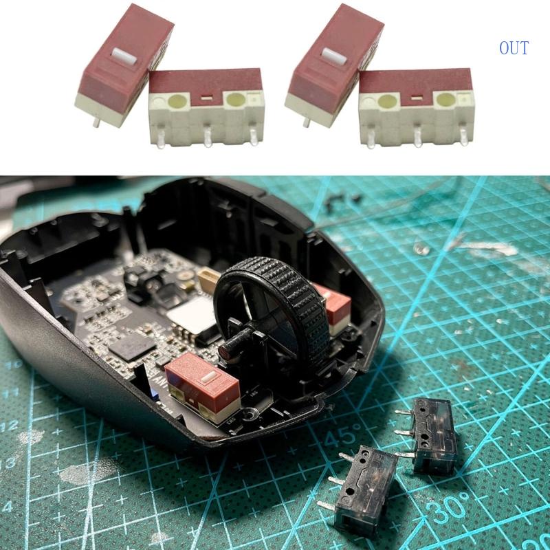 OUT 10Pcs Mouse Momentary Push Button Micro Limit Switch 3Pins ...