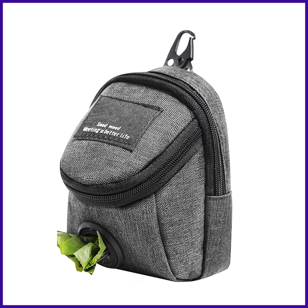 Dog Poop Backpack Holder Dog Waste Bag Dispenser With Clip for Leash and Belt Dog Bags for Poop ...