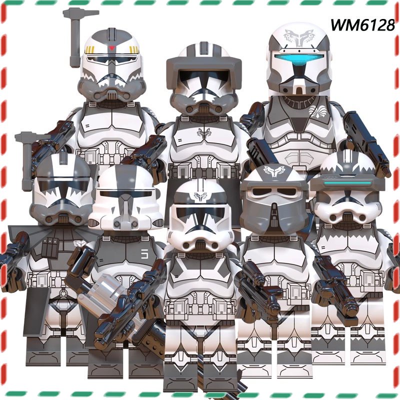 Learning toys for kids TV Movie Series Clone Cavalry Wolves Building ...