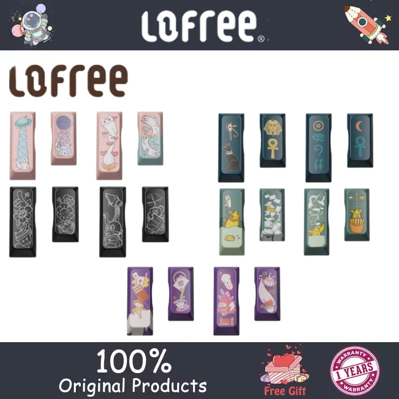 [Non Mouse] Lofree PBT Touch PBT Keycap Cover Lofree Touch PBT Wireless ...