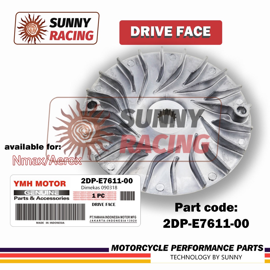 Motorcycle 1Pc Face Drive 2DP for Aerox Nmax | Shopee Philippines