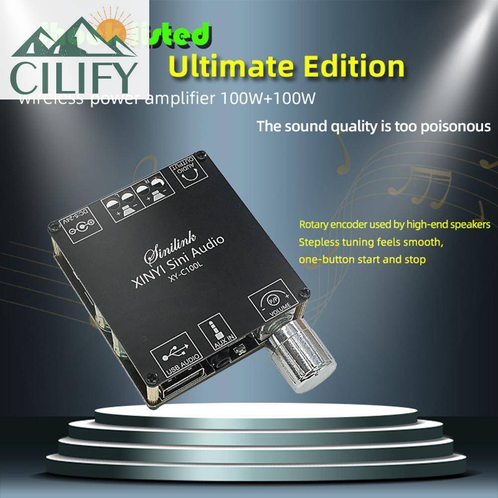 CILIFY XY-C100L 100Wx2 APP Control Amplifier Board Bluetooth-Compatible ...