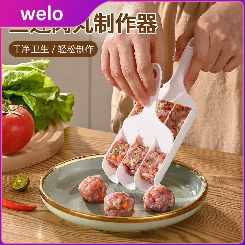 WELO Meatball Maker Set Croquette Artifact Fried Fish Beaf Meat Making ...