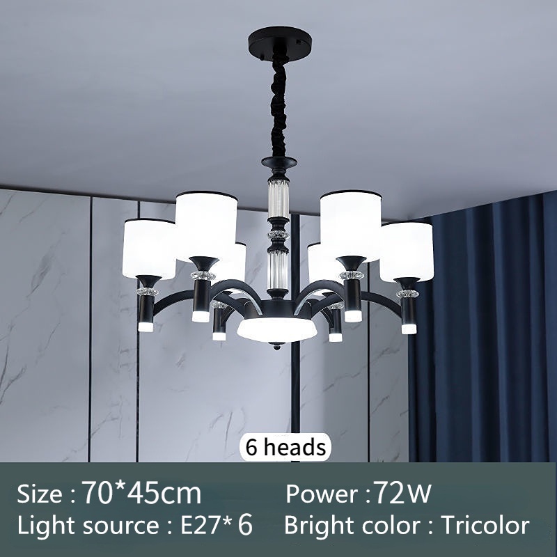 Nordic Chandelier Ceiling Light Tri Color Drop Pendant Cieling Lamp ...