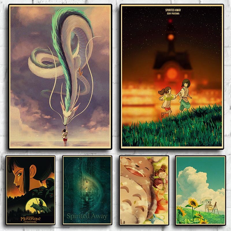 Classic Hayao Miyazaki Ghibli Anime Spirited Away Spirited Away Totoro ...