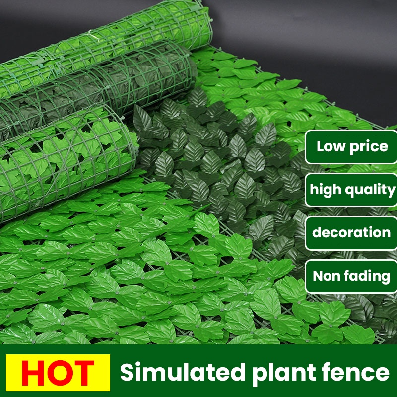 1*5M Artificial Leaf Screening Roll UV Fade Protected Privacy Hedging ...
