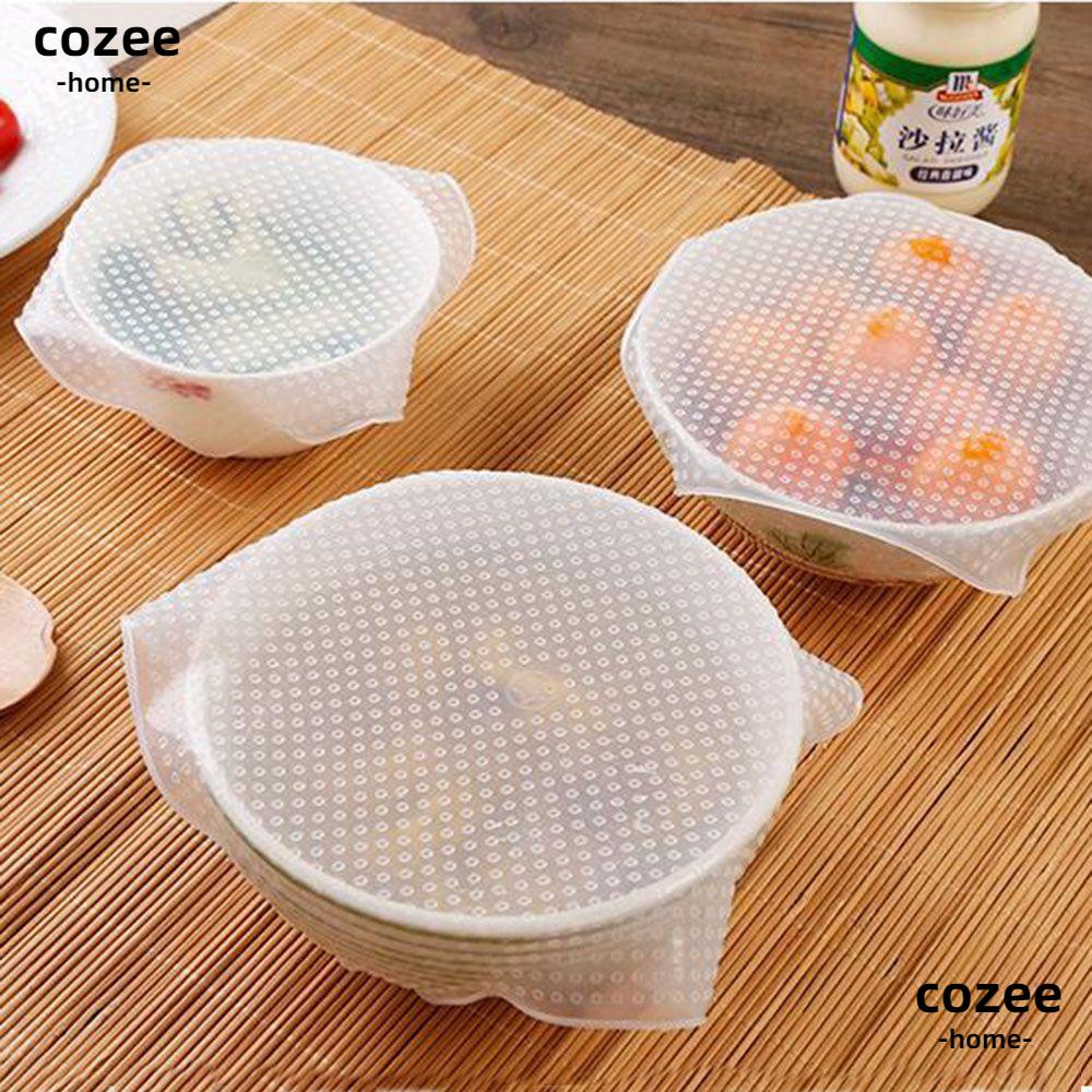 COZEE Silicone Stretch Lids Mulit Size Flexible Durable Transparent ...