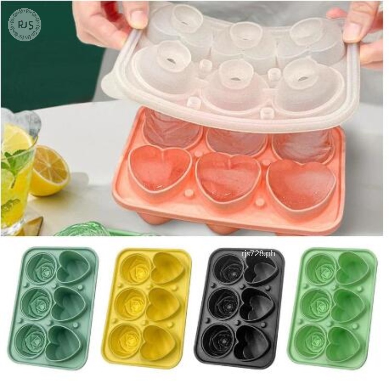 Large Ice Cube Trays MakeGiant Cute Flower Shape Ice Silicone Rubber ...