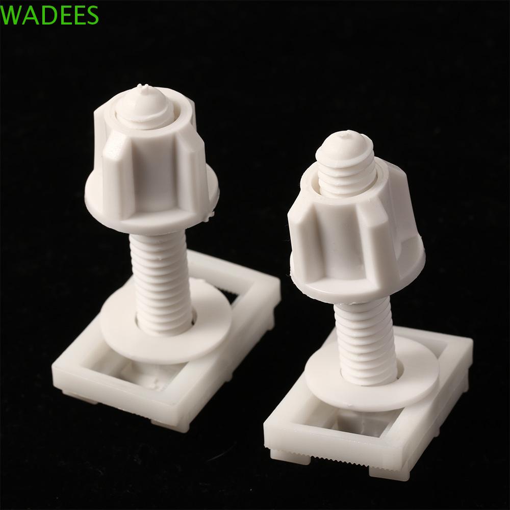 WADEES Toilet Seats Fitting DIY Bolts Gasket for Toilet Lid Repair ...