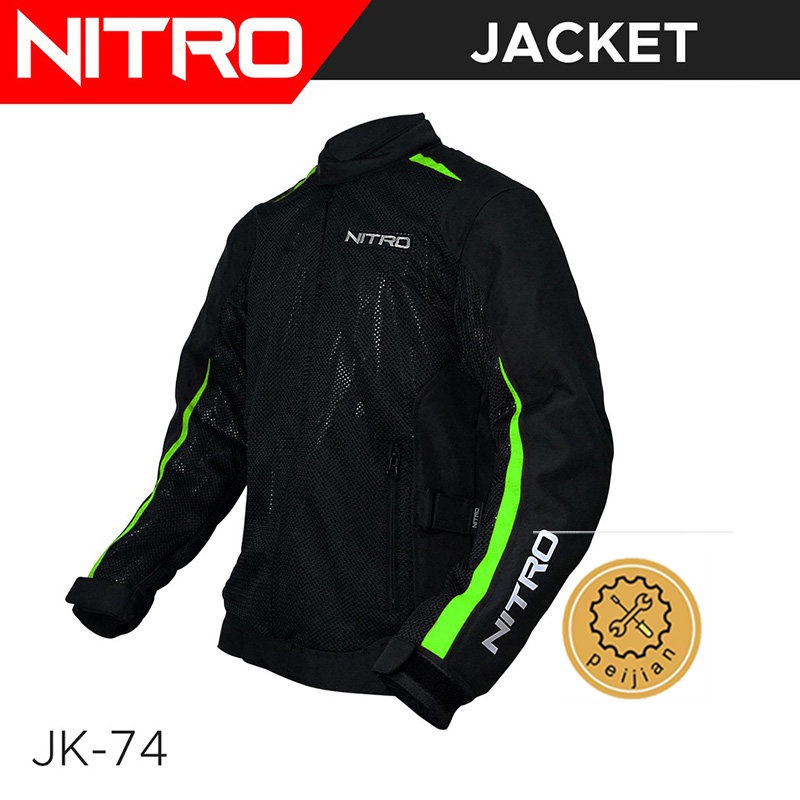 Moto NITRO RIDING JACKET JK74 | Shopee Philippines