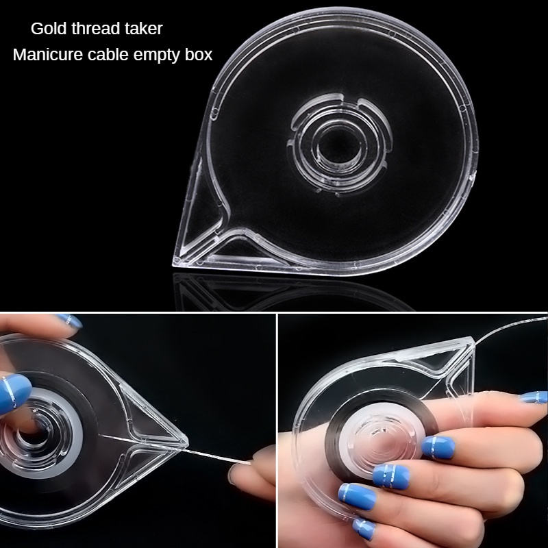 Nail gold and silver thread take-out box / nail art wire remover / Nail ...