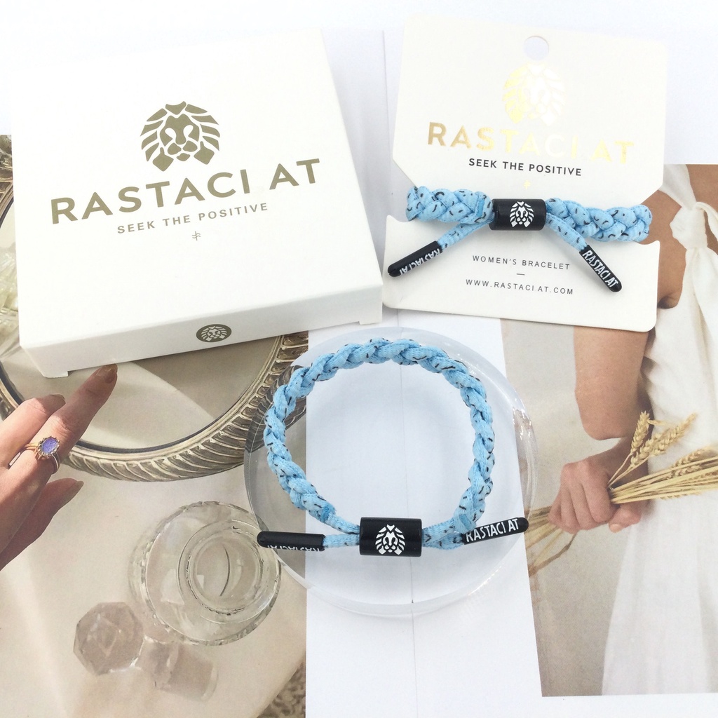 RASTAClAT Braided Bracelet MINI Street Blue With Box Fashion ...