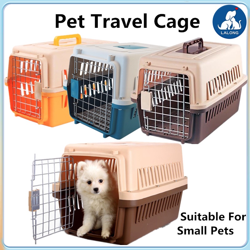 Pet Cage travel bag portable dog cage cat carrier crates Folding Travel ...