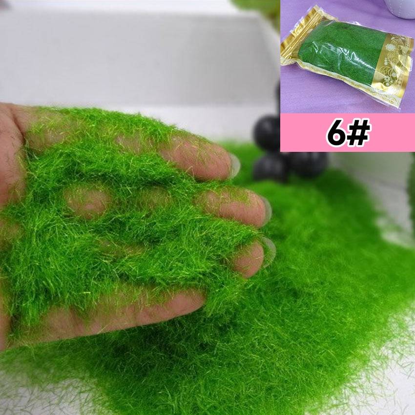 GEEBON Artificial Grass Powder Micro Garden Decor Landscape Scene ...