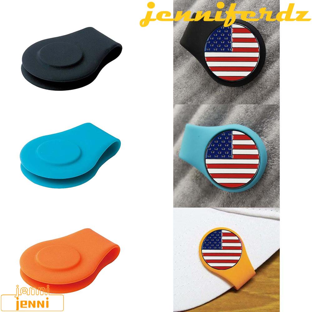 JENNIFERDZ Golf Hat Clip Golf Training Aids Ball Marker Holder Golf Cap ...