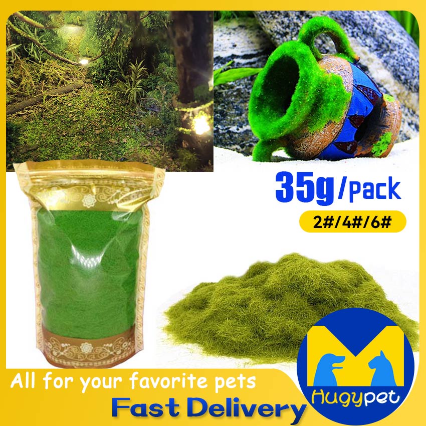 35g Artificial Grass Powder Sandbox Game Craft Decor Micro Landscape ...