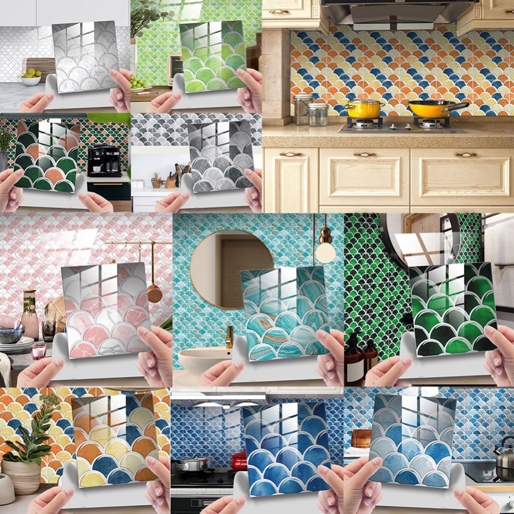 Beautify Your Home with 10 Pieces of Self Adhesive Mosaic Wall Tile ...