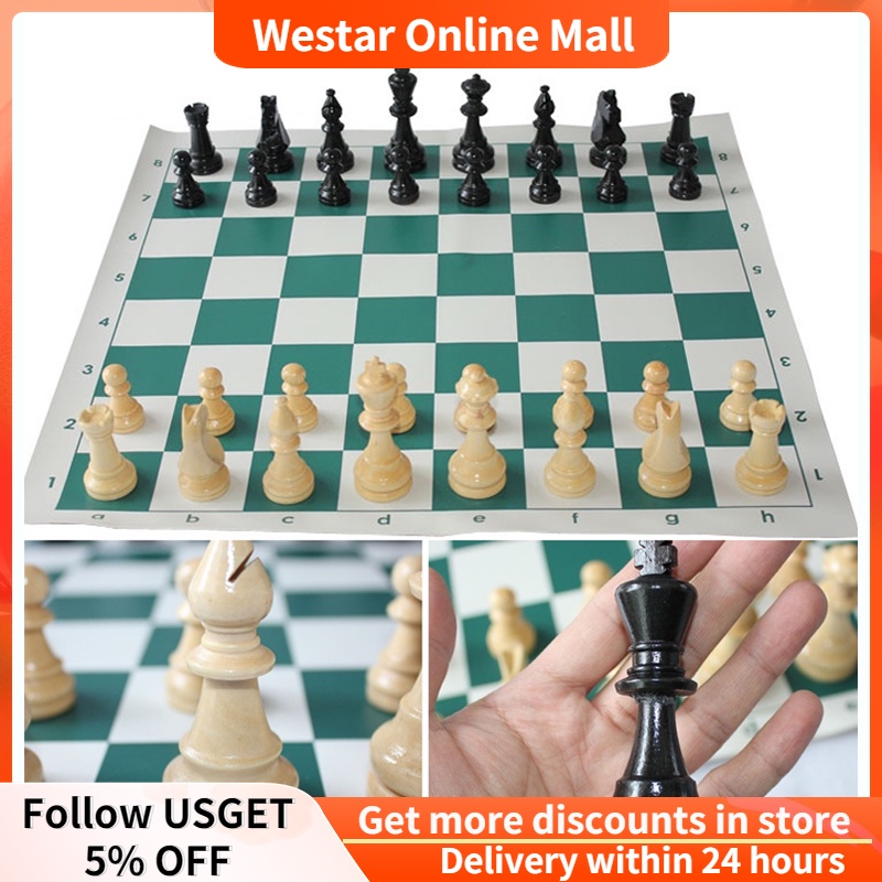 50x50cm Chess Board Tournament Size Chessboard Game Toy Chess Folding ...