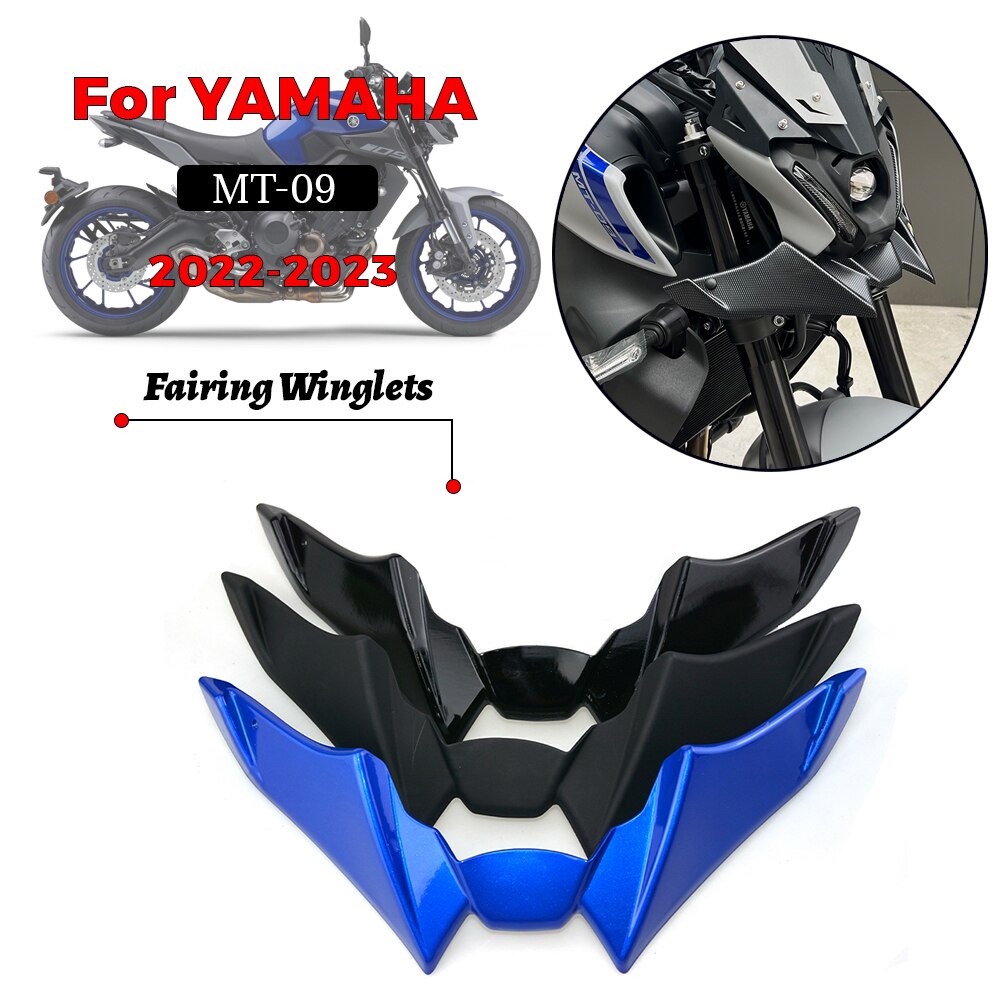 YAMAHA MT-09 FZ-09 MT09 2021-2023 Front Fairing Winglets Aerodynamic ...