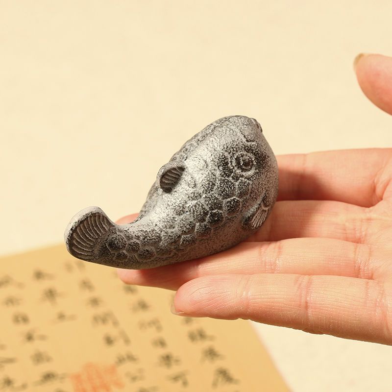 Puffer Cast Iron Paperweight Creative Paper Weight Metal for Students ...