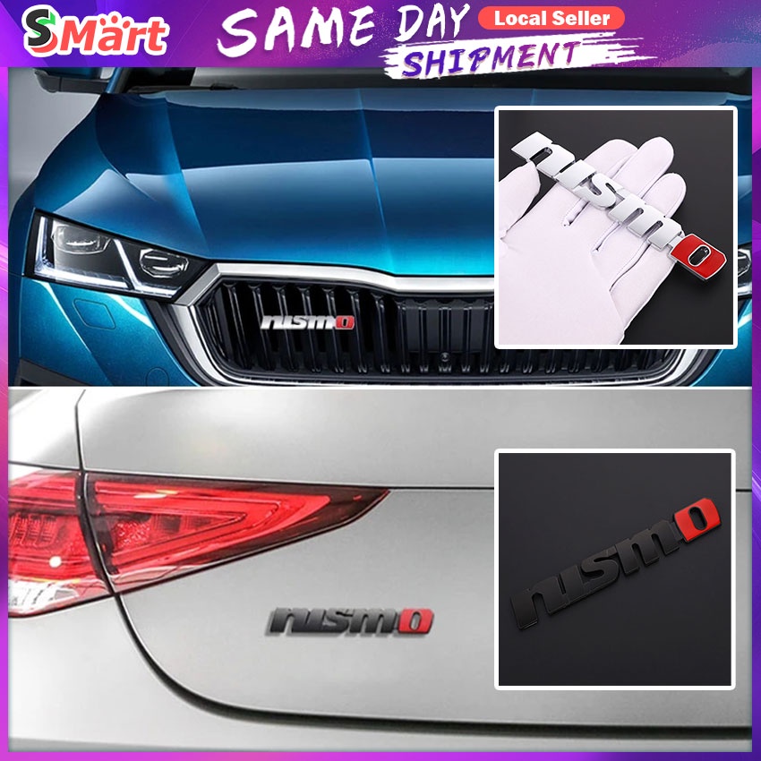 【In Stock】Car Sticker Accessories Nissan 3D Metal Letters Nismo ...