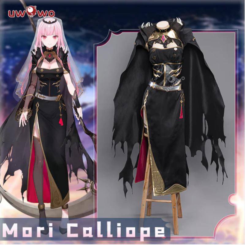 Uwowo Hololive English Vtubers: Mori Calliope Grim Reaper Dress Cosplay ...