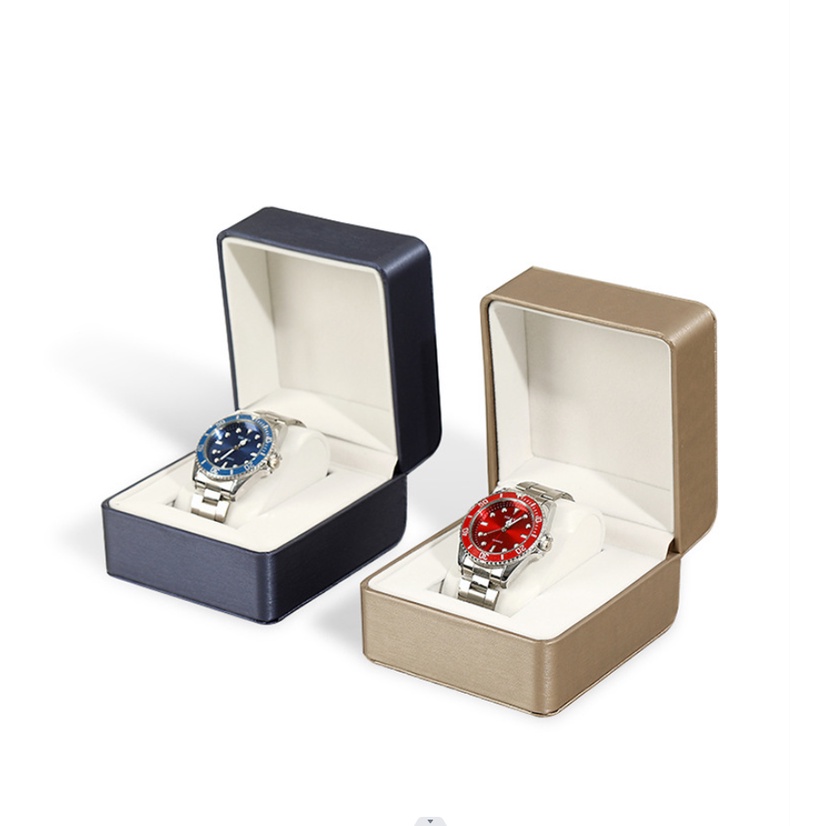 PU Watch Storage Box Valentine's Day Single Watch Box Watch Display ...