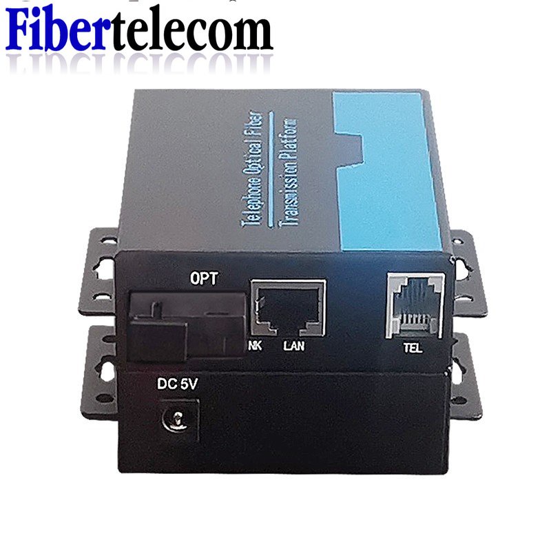 1CH 2CH Telephone to Fiber Optic Converter PCM Voice Over Fiber Optic ...