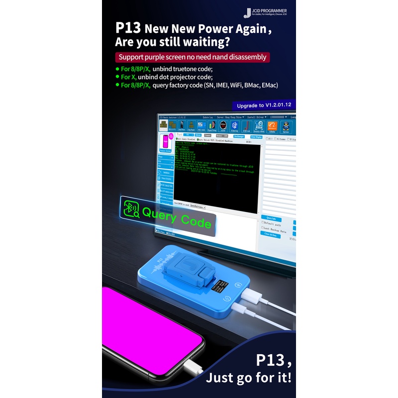 JC JCID P13 Nand Programmer For iPhone 7-13 Pro MAX Hard JC JCID P13 Nand Programmer For iPhone 7-13 Pro MAX Hard