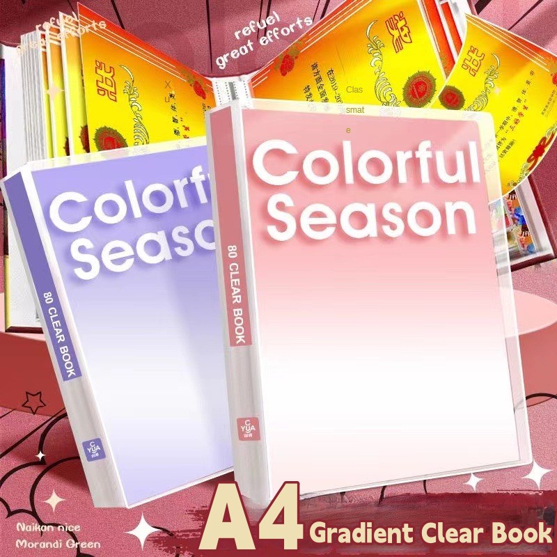 Clear Book A4 Document Folder File Organizer Folder Multi-layer File ...