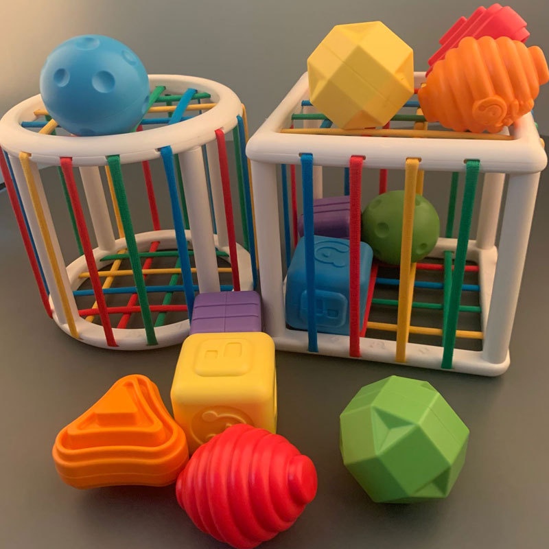 Shape Sorter Baby Toys 12-18 Months,Montessori Learning, Developmental ...