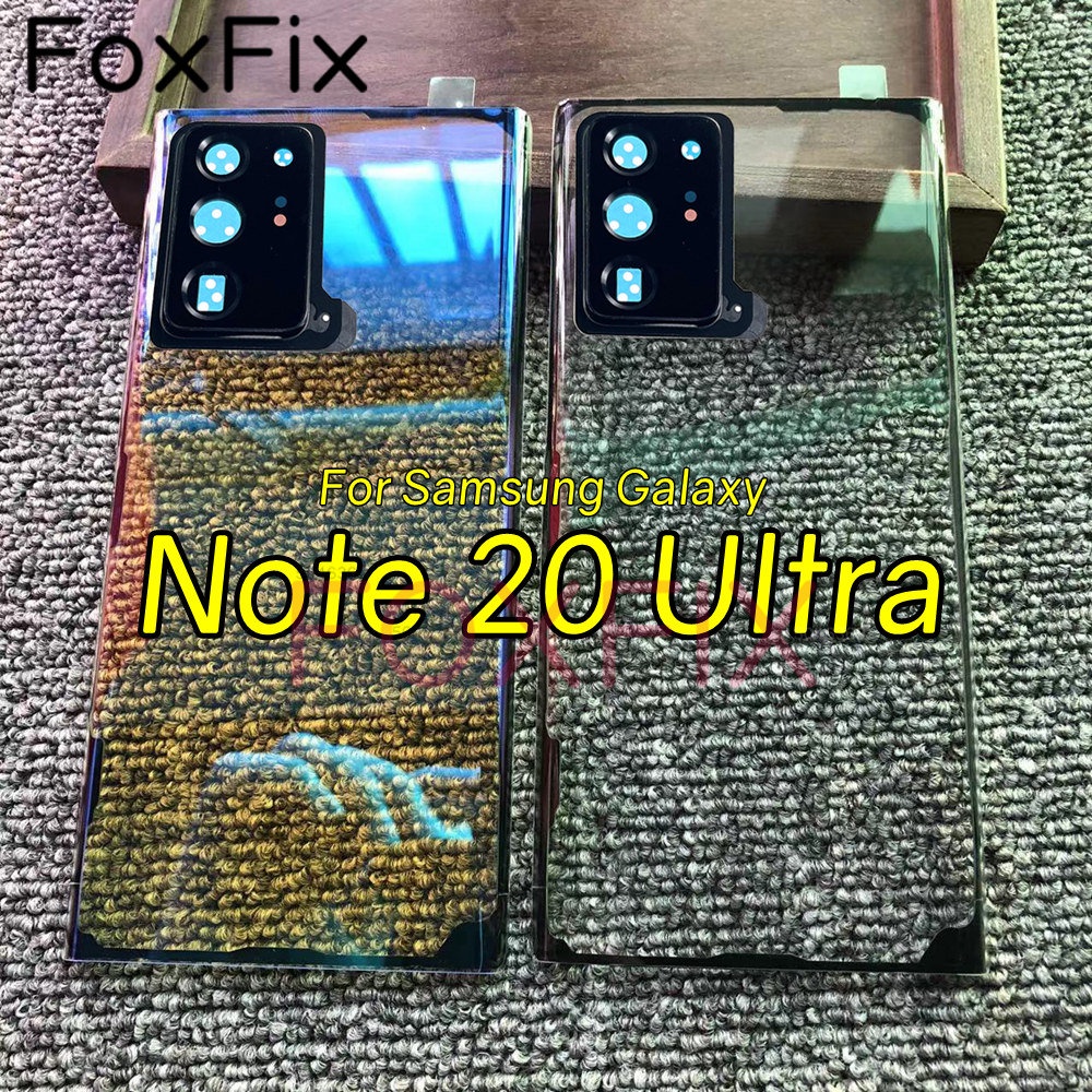 Clear Glass Back Cover For Samsung Galaxy Note 20 Ultra Note20 Ultra 5G ...