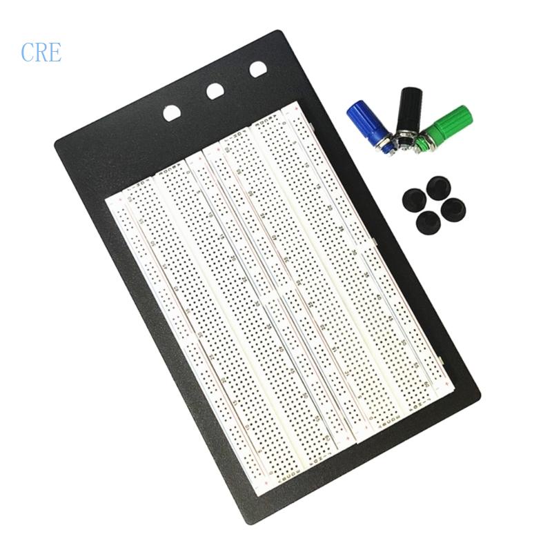 CRE Breadboard 1660 Point Solderless PCB Bread Board Jumper Wire Test ...