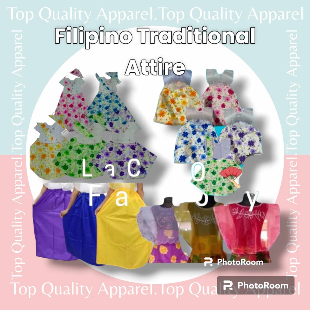 LACAO FACTORY2 FILIPINIANA COSTUME/KASUOTANG FILIPINO TRADIONAL COSTUME ...