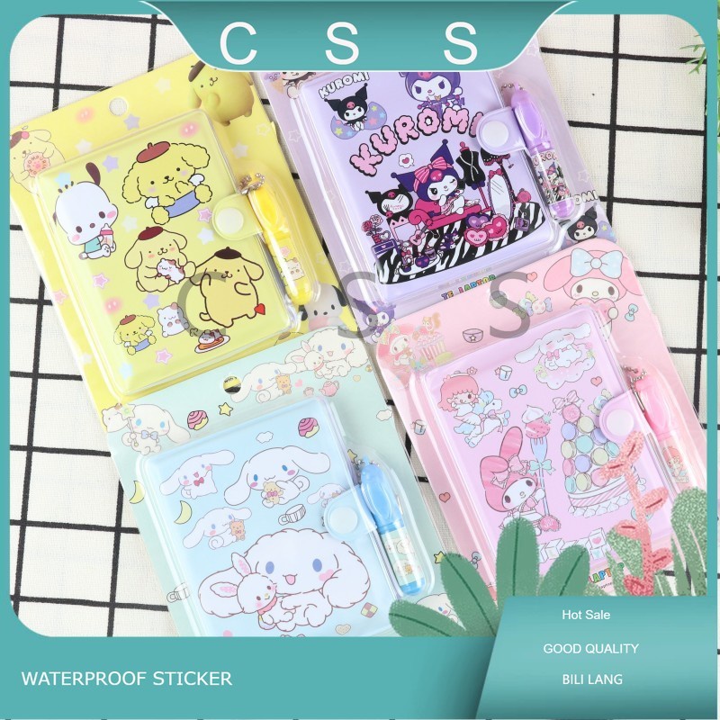 CSS Sanrio Mini Handbook Set Cute Cartoon Notebook Convenient Diary ...
