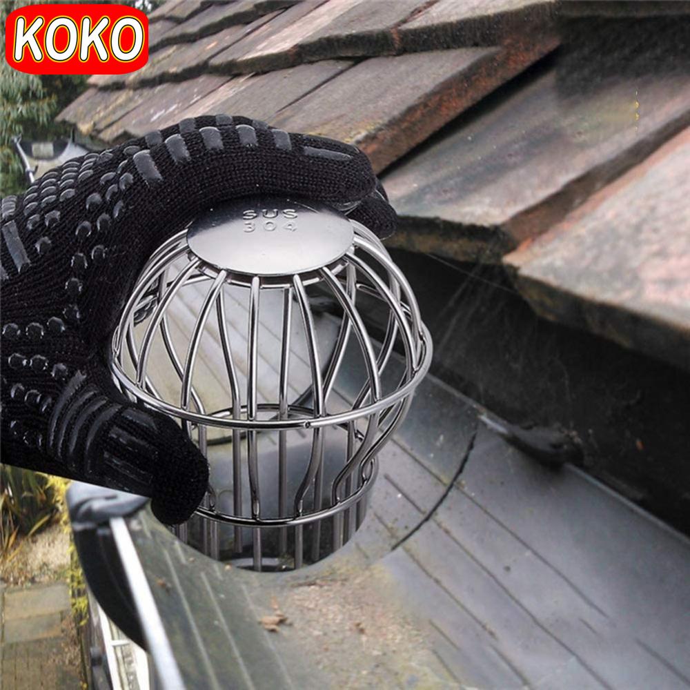 Stainless Steel Roof Drain Drainage Ditch Anti-Blocking Mesh Cover ...