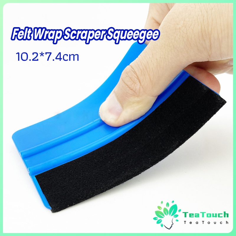 TeaTouch Car Film Scraper Vinyl Film Wrapping Scraper Blue Soft Felt ...