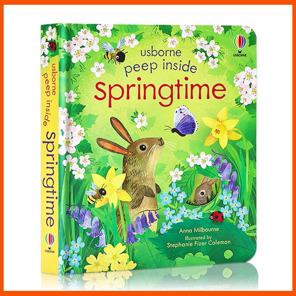 Usborne Peep Inside Springtime 3D Flap Picture Board Book Fairy Tales ...
