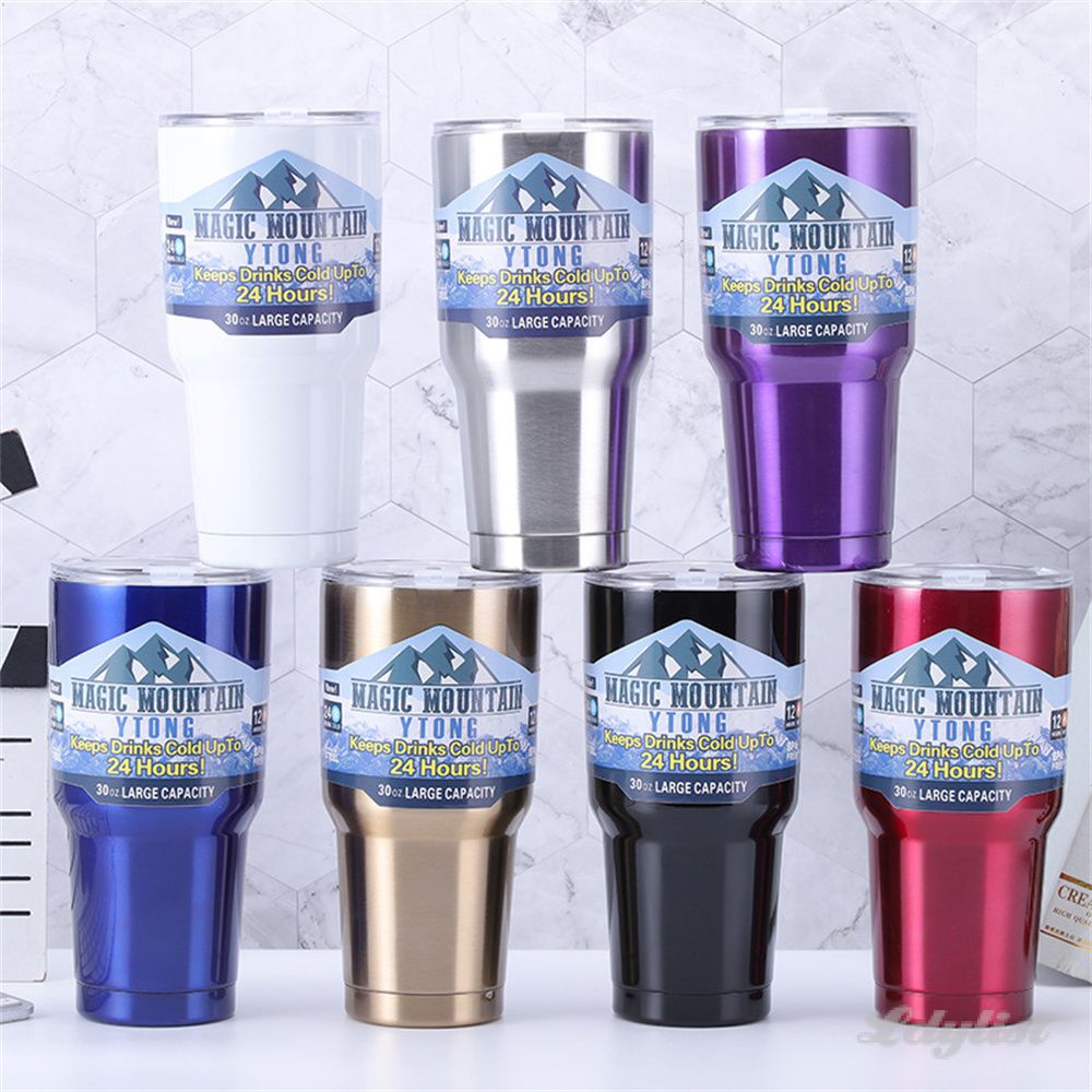 900ml Magic Mountain Cup Thermal Mug 24 Hours Freeze Thermos Bottle 304 ...