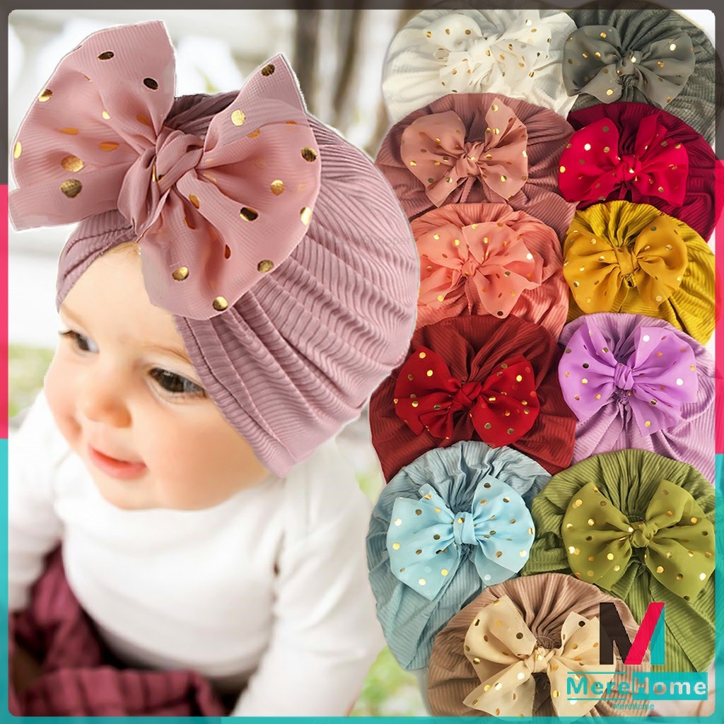 LSP Soft Newborn Baby Girls Caps Cotton Baby Hat Boy Infant Turban ...
